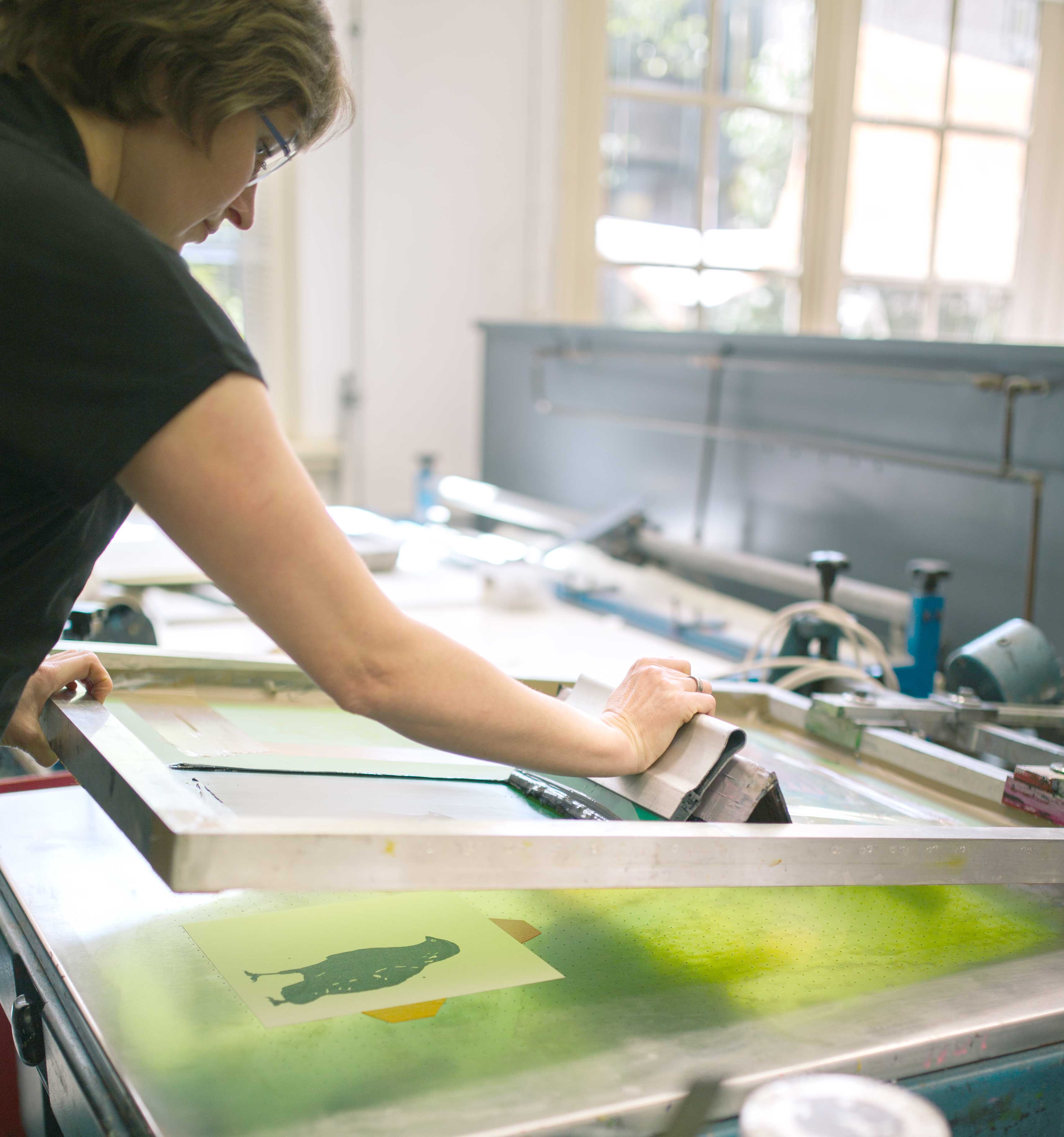 Cursus zeefdrukken | Grafisch Atelier Friesland